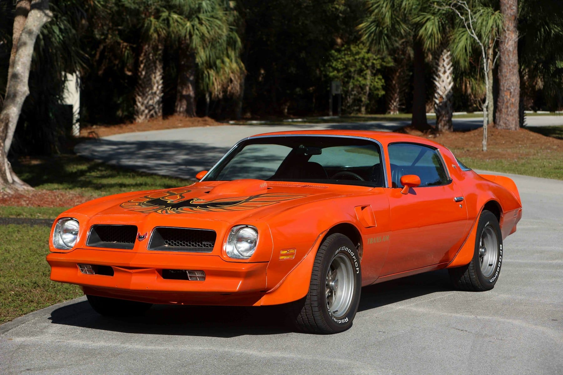 Unrestored 1976 Pontiac Trans Am in Rare Carousel Red Stuns on the Market