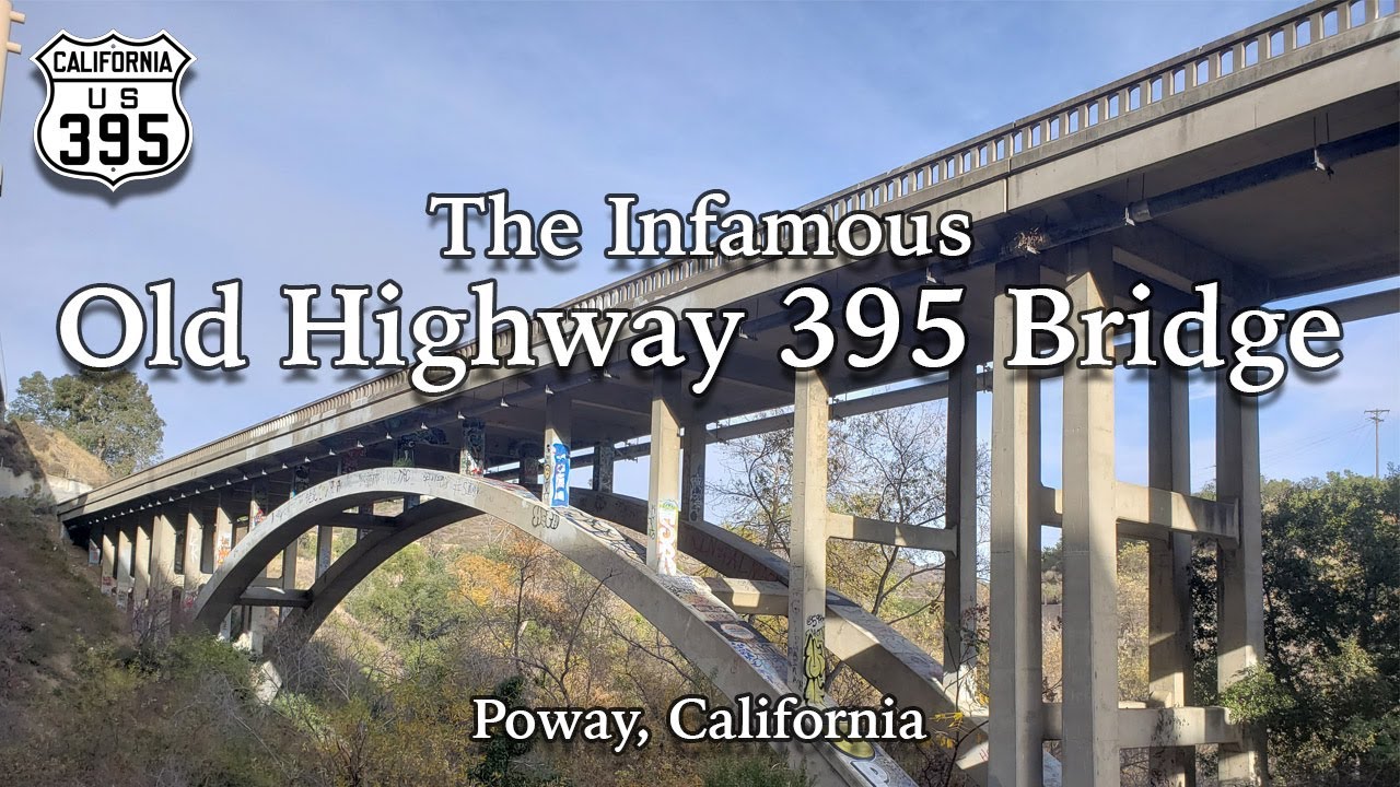 The Forgotten Bridge of Old Highway 395 in Poway!