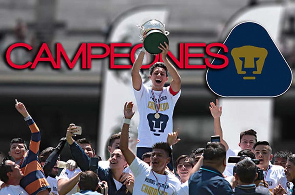 La Cantera pone el ejemplo con títulos al primer equipo en Pumas
