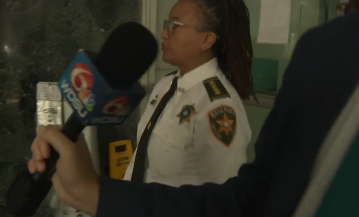 Sheriff Susan Hutson speaks ahead of council meeting on jail escape