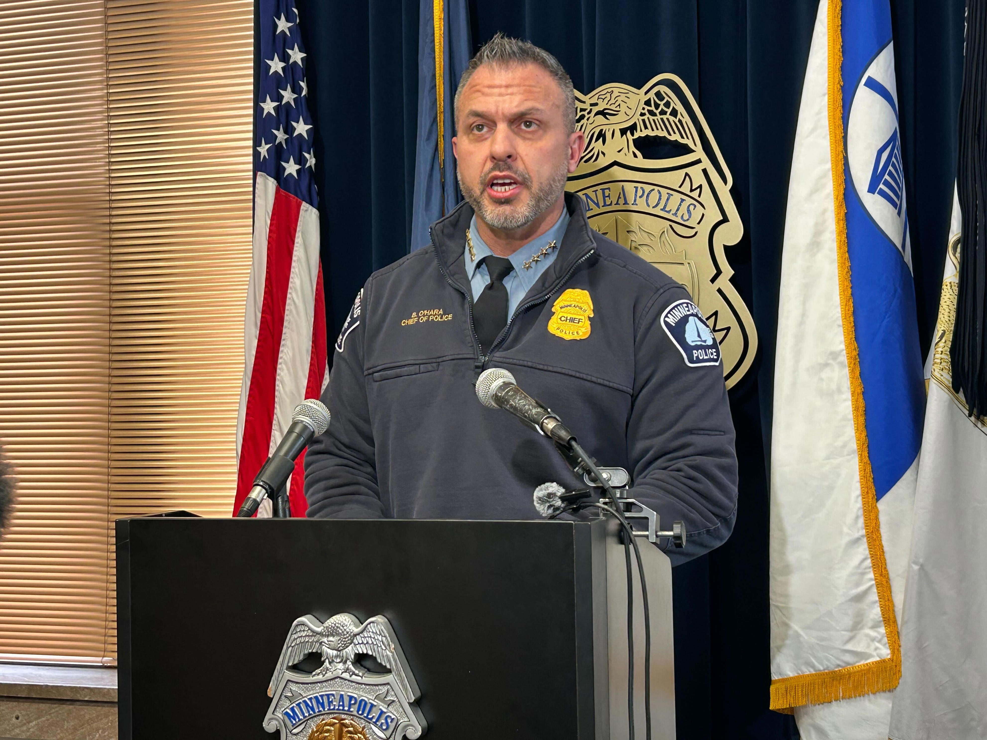 Minneapolis Police Chief Brian O'Hara faces criticism for comments he ...