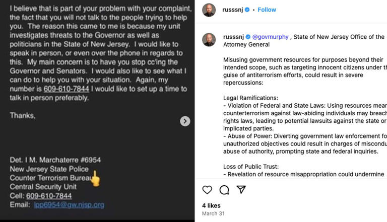 NJ Man Accused Of Threatening To Kill Gov. Murphy Captured Riding ...