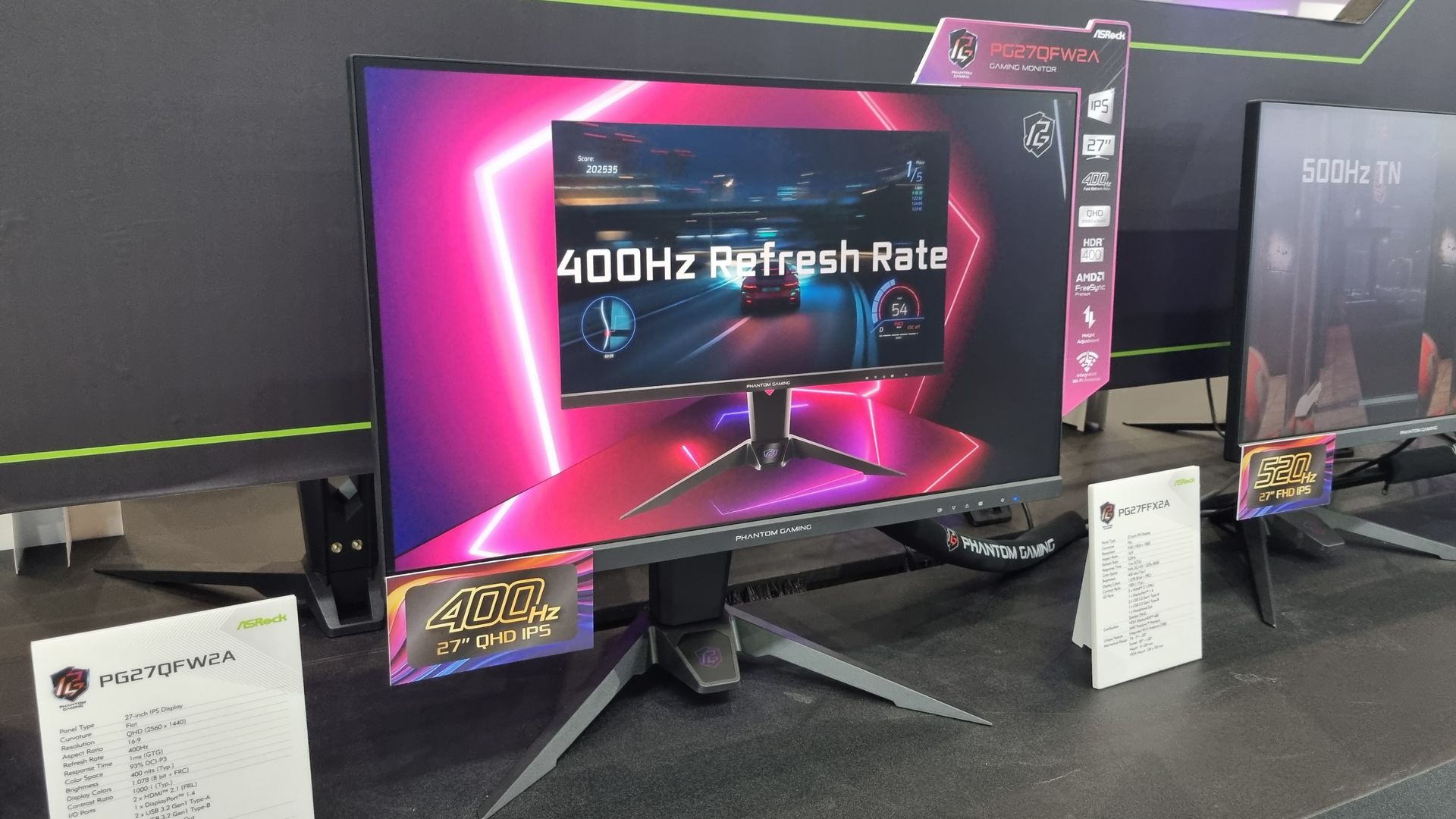 ASRock outs new 400 Hz 1440p gaming monitor and we're hopeful the price is going to be punchy