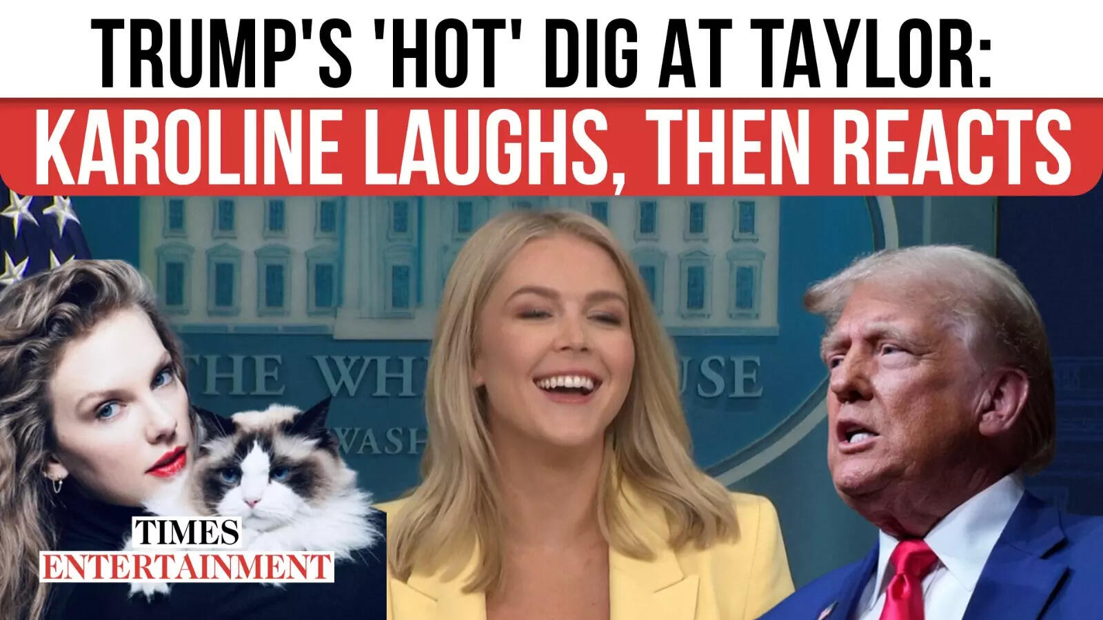 Karoline Leavitt Laughs On Trump's Controversial 'Hot' Jibe At Taylor ...