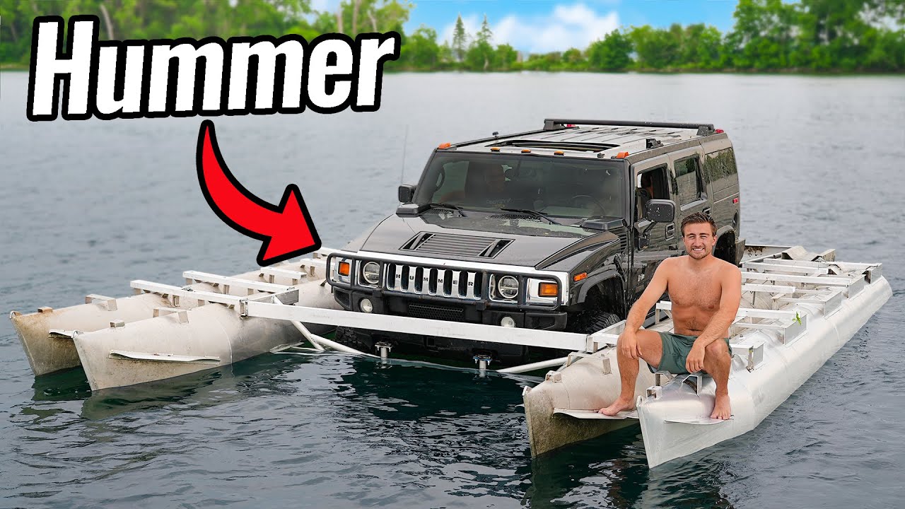 Turning a Hummer into a Pontoon Boat?! 🚤