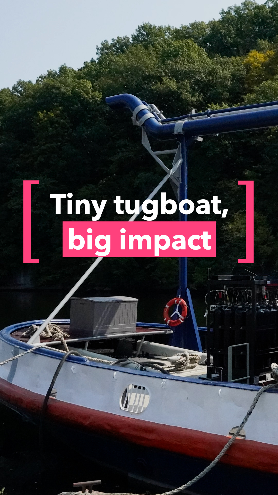 Tiny tugboat, big impact