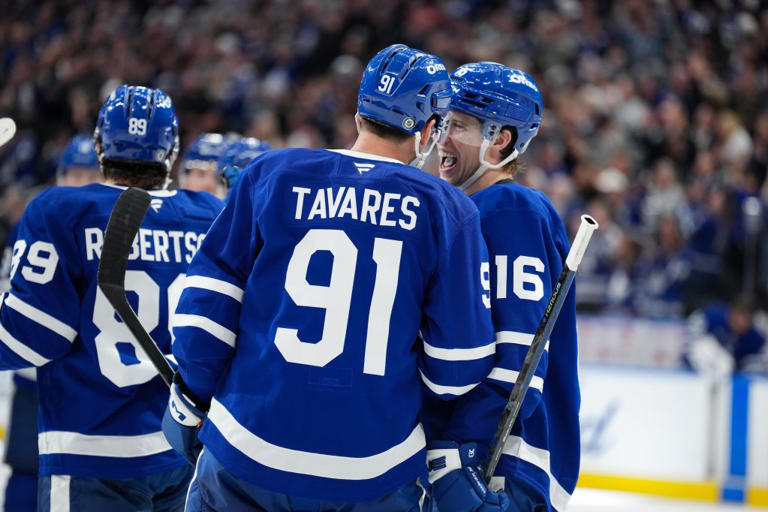 ‘100 per cent’ Leafs should re-sign Marner and Tavares, Berube says