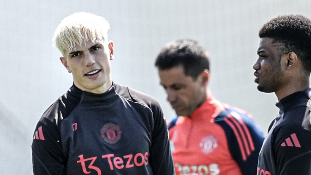Alejandro Garnacho gears up for Europa League final with bold new hairstyle