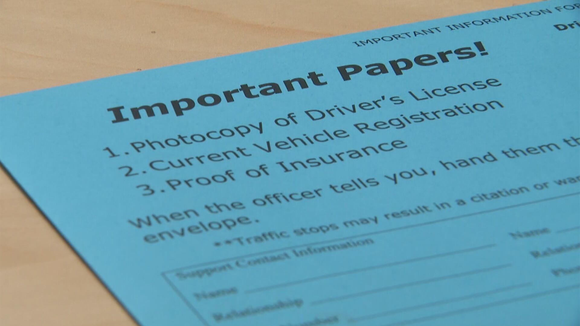 Blue Envelope Program to support NH drivers with autism, PTSD