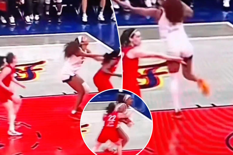 New video angle of Caitlin Clark’s foul on Angel Reese emerges as rivalry heats up