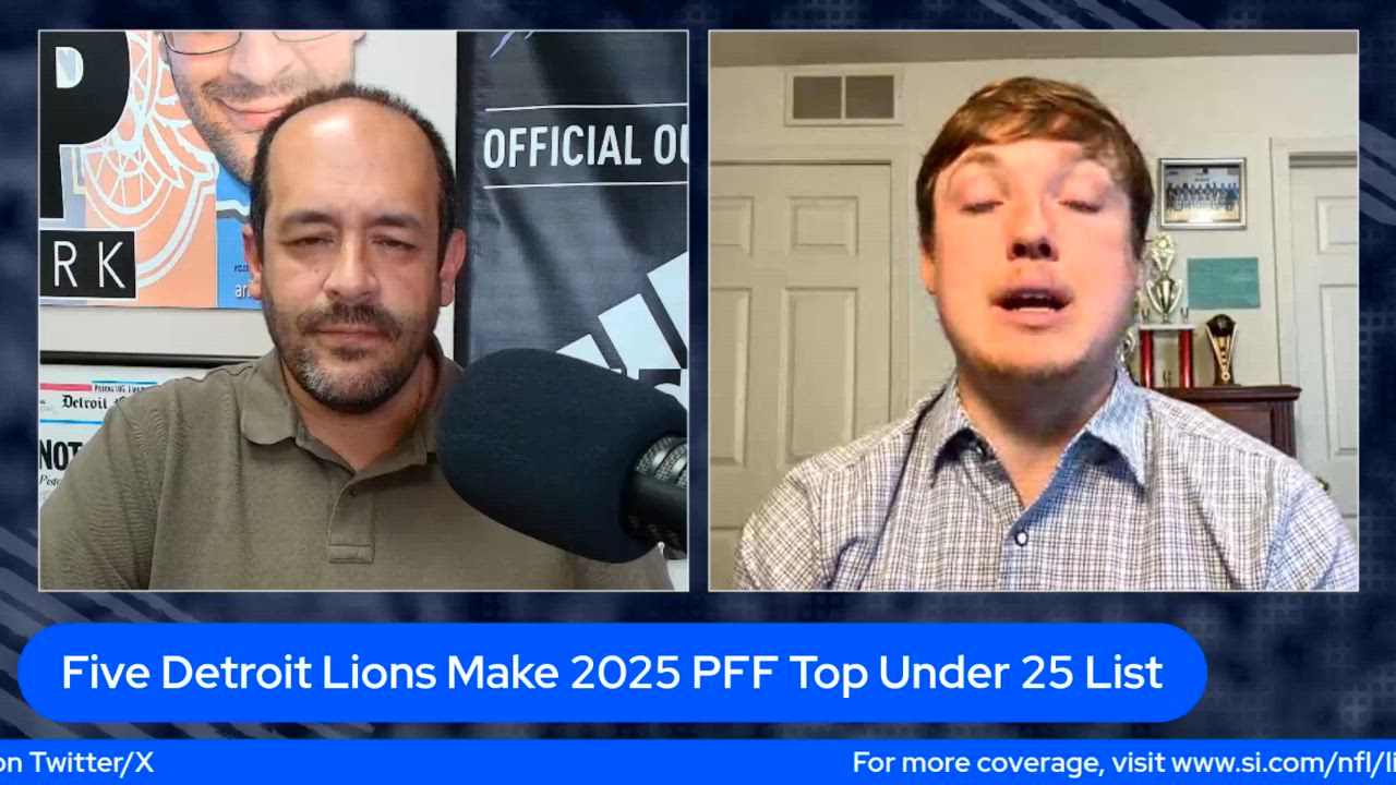 Five Detroit Lions Are Featured in Top 25 Under 25 List
