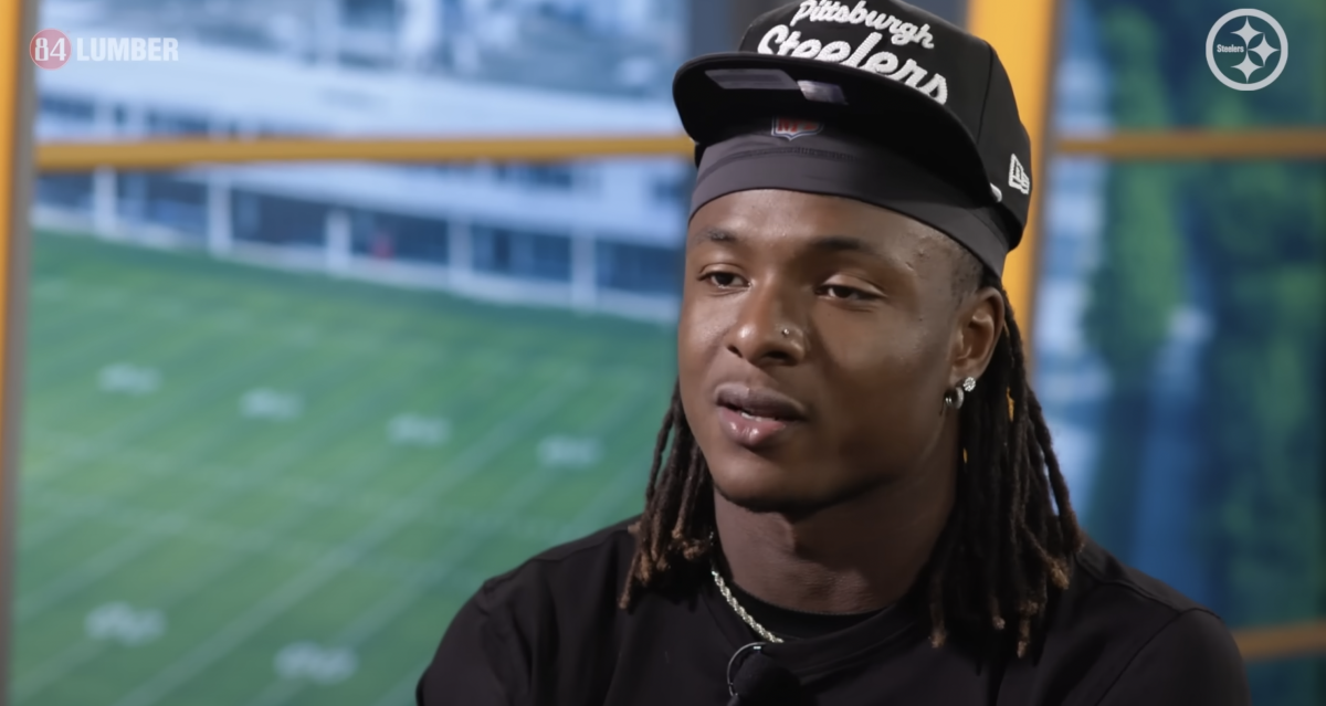 Steelers rookie Kaleb Johnson takes no prisoners after comparing his ...
