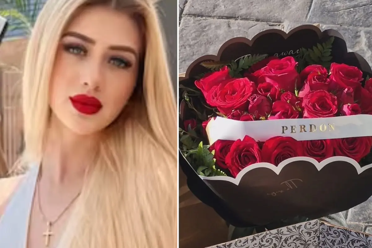 Repartidor habla sobre rosas con "perdón" que dejó a Valeria Márquez