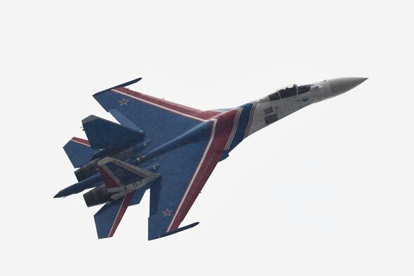 Putin fighter jets spotted protecting secretive 'shadow fleet' passing ...
