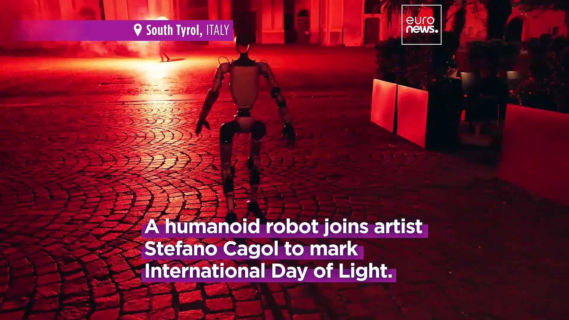 Artist Stefano Cagol's SOS Torch display illuminates Day of Light ...