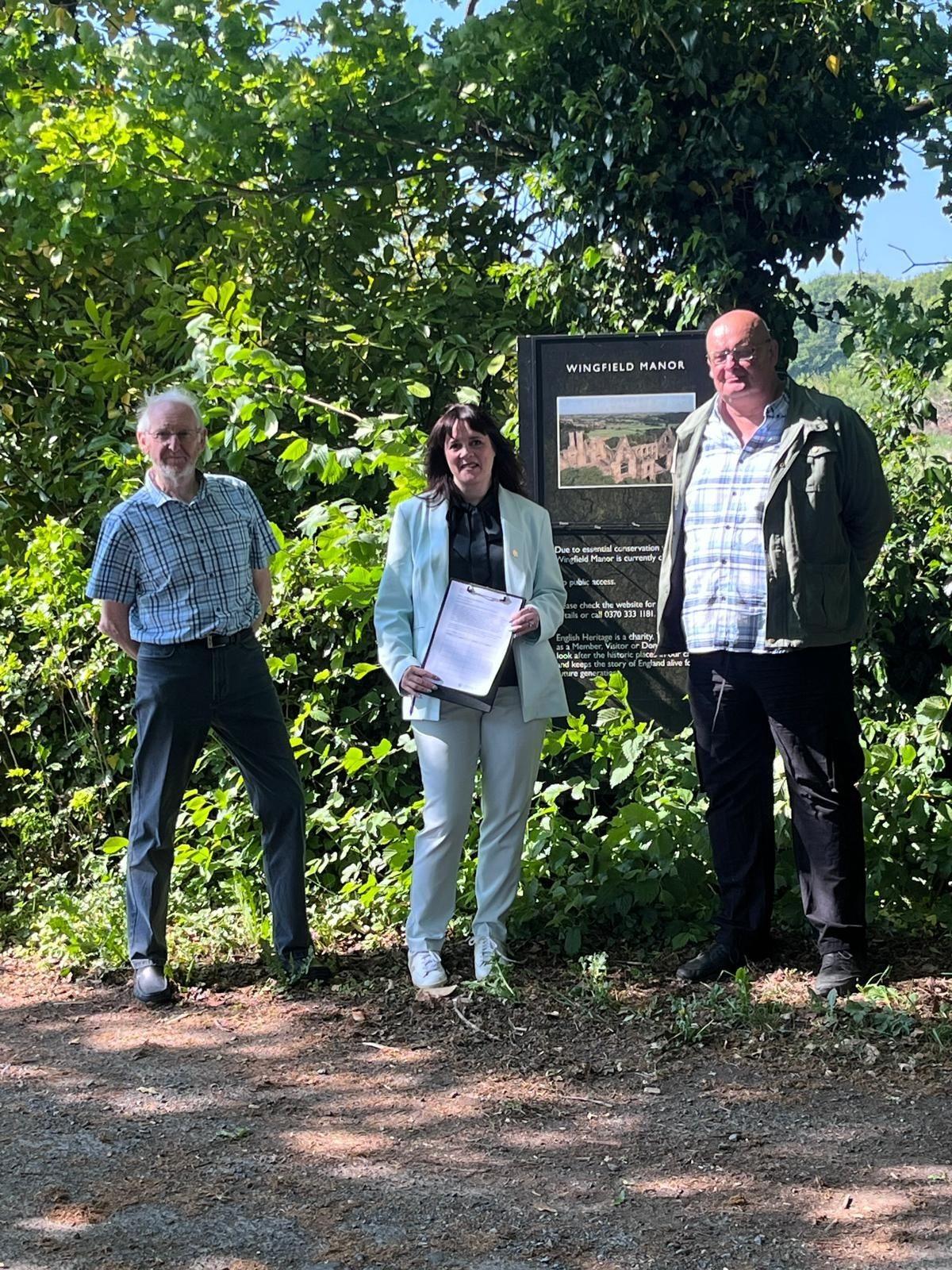 Amber Valley MP, Linsey Farnsworth and Derbyshire Historic Buildings ...