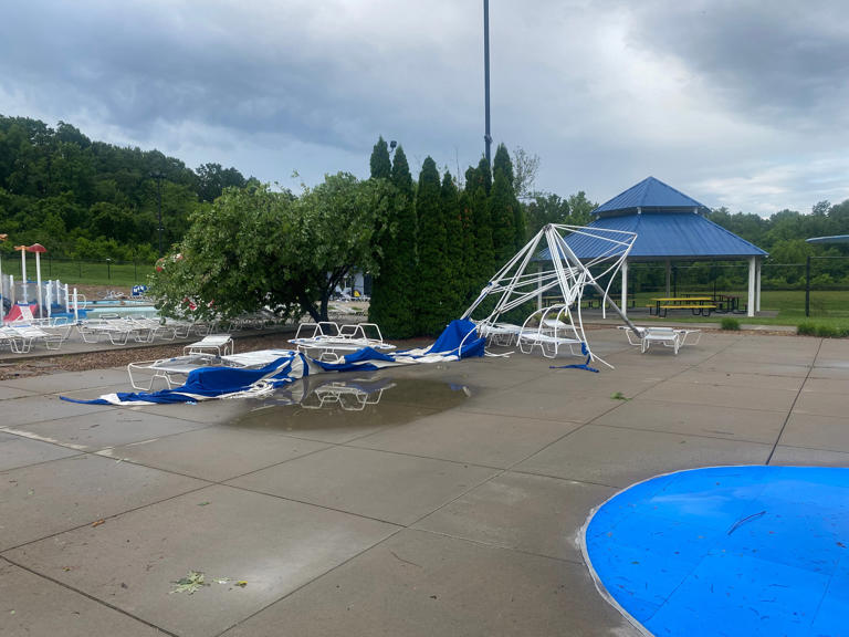 Early morning storms cause damage at Cape Splash