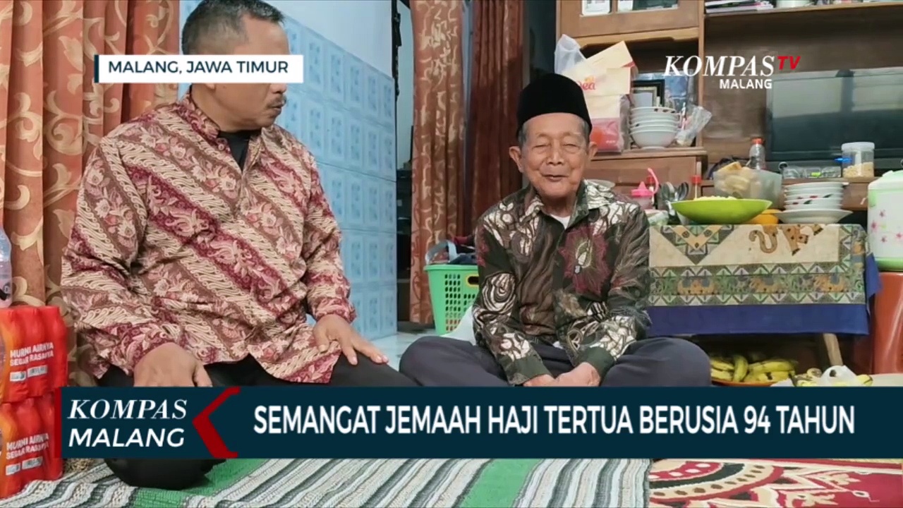 Semangat Jemaah Haji Berusia 94 Tahun, Tertua di Kota Malang