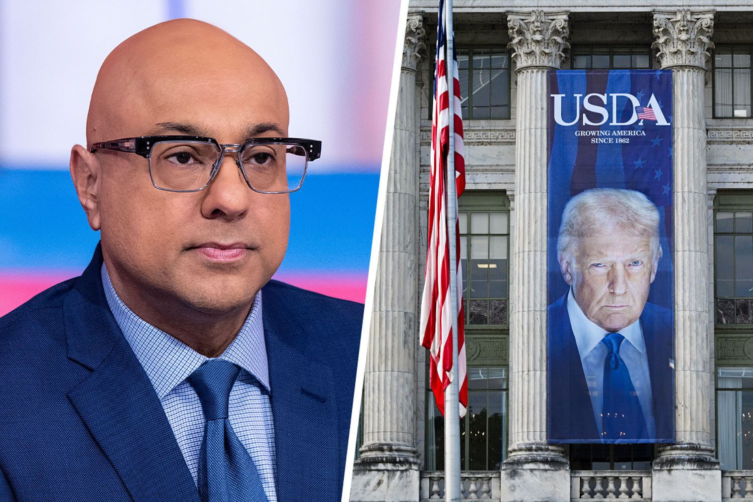 The giant Trump banner at the USDA is another sign the U.S. is sliding ...