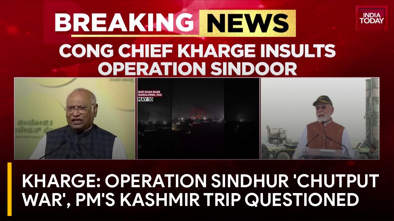Mallikarjun Kharge calls Operation Sindoor 'chutput' war