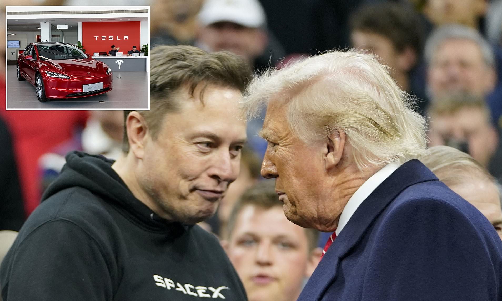 Elon Musk makes shock move on Trump donations as Tesla boss backs away ...
