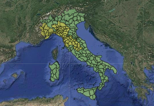 Allerta Meteo domani per forti temporali e grandinate: ecco in quali regioni