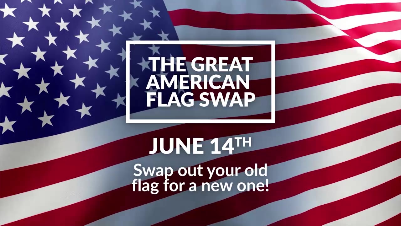 The Great American Flag Swap: June 14, 2025