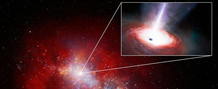 Newly Discovered Black Hole Is Supermassive And The Hungriest One Ever ...
