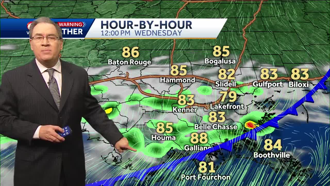 Tracking two cold fronts and increased rain chances