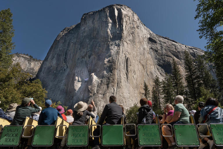 Yosemite climbers unfurl transgender pride flag on iconic El Capitan