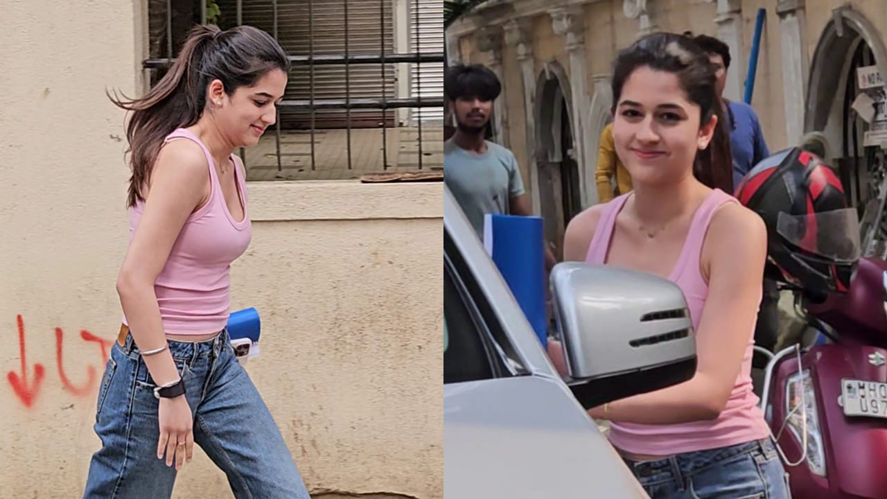 Naomika Saran styles pink tank top with denim jeans in hot Mumbai ...