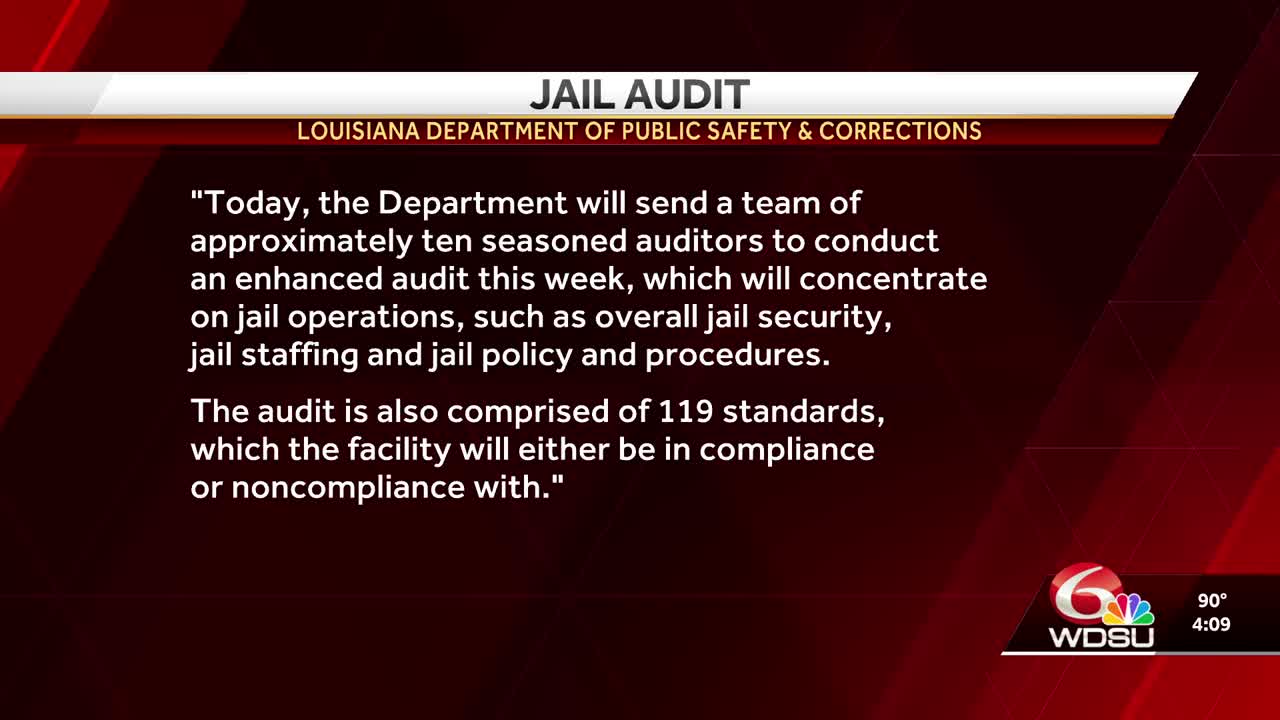 Louisiana Department of Public Safety and Corrections begins audit of ...