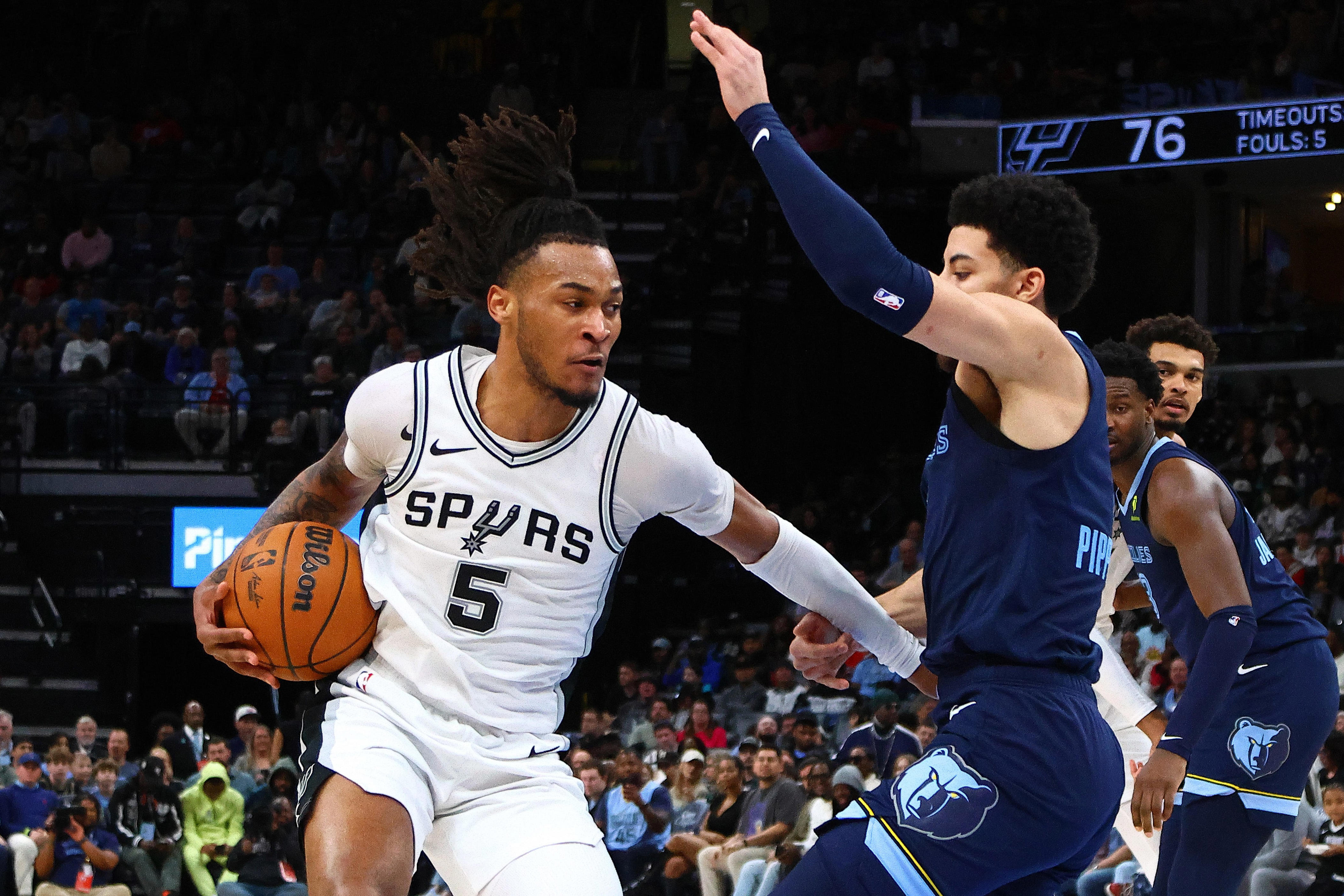 Spurs' Stephon Castle, Hawks' Zaccharie Risacher headline NBA All ...