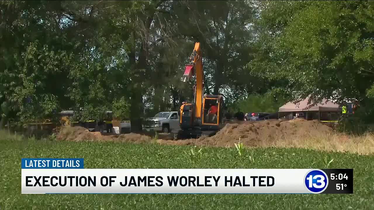 Execution of James Worley halted