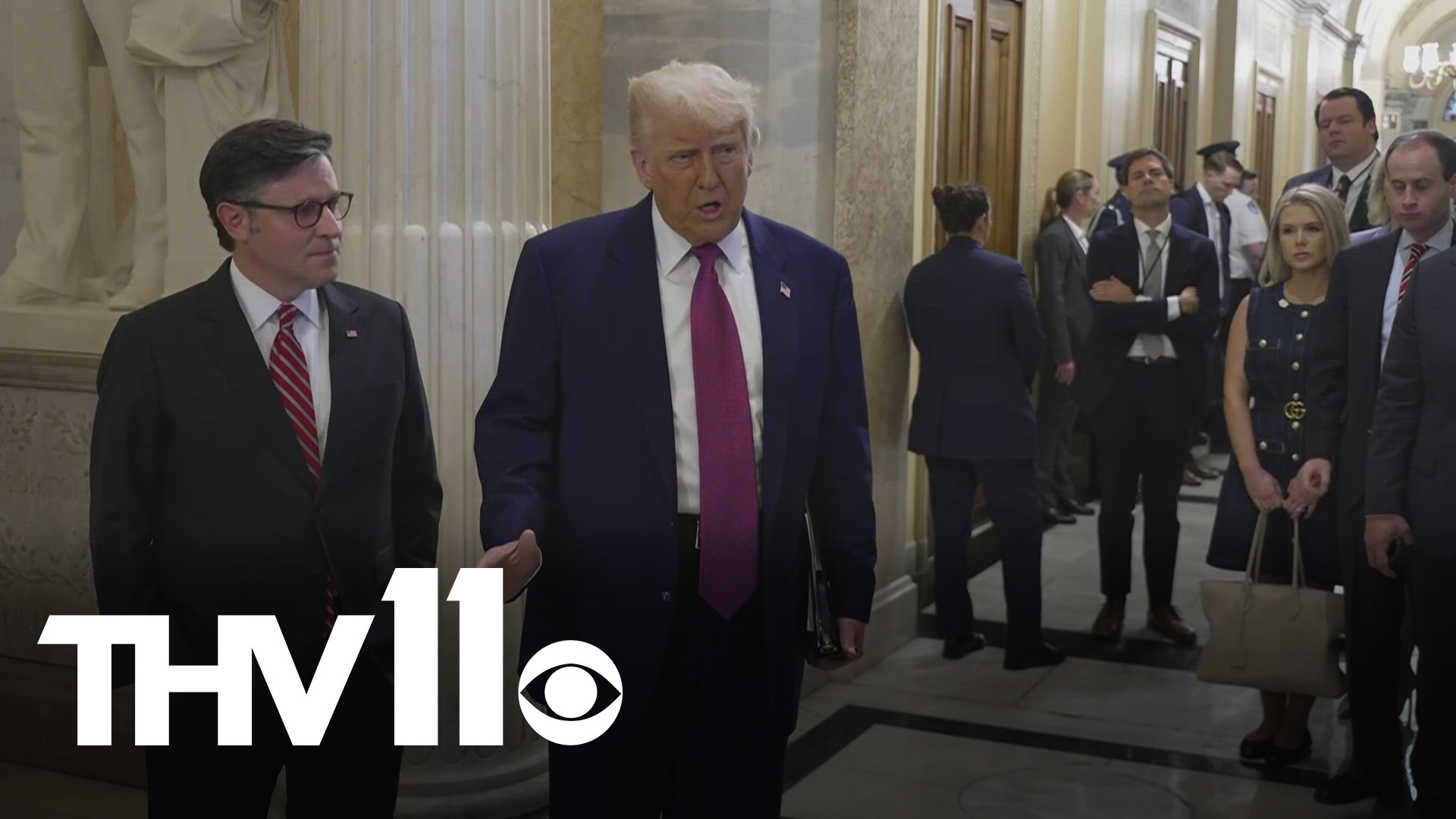 President Trump rallies GOP to pass budget bill