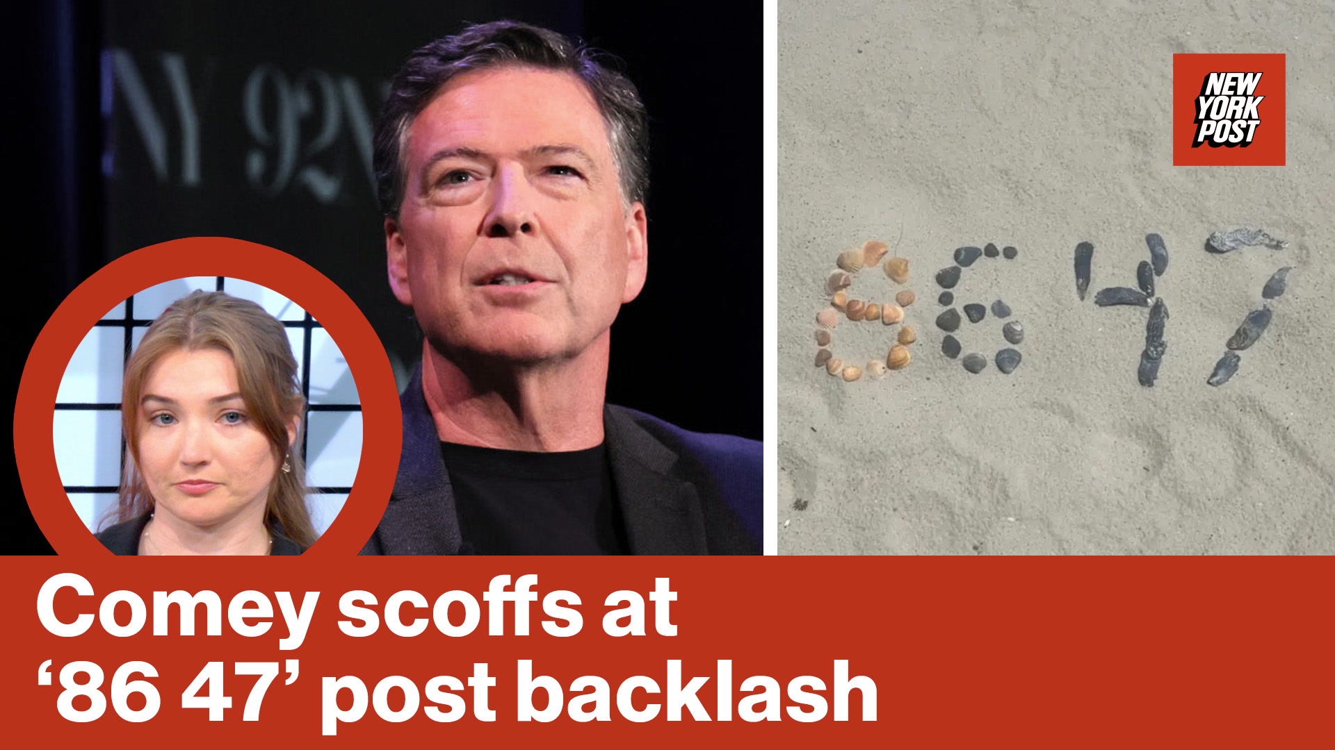 Comey scoffs at '86 47' post backlash | Reporter Replay