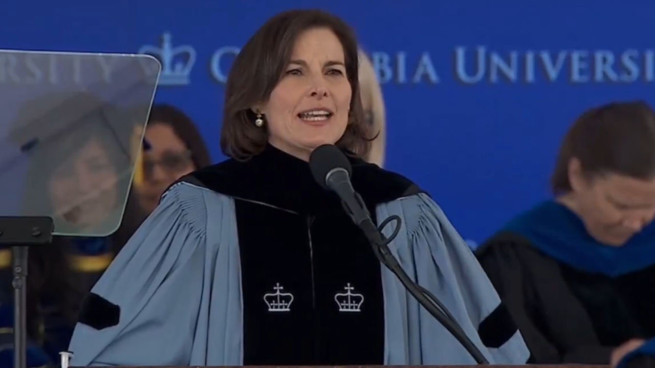 WATCH: Columbia Students Boo Interim President Shipman, Chant “Free ...