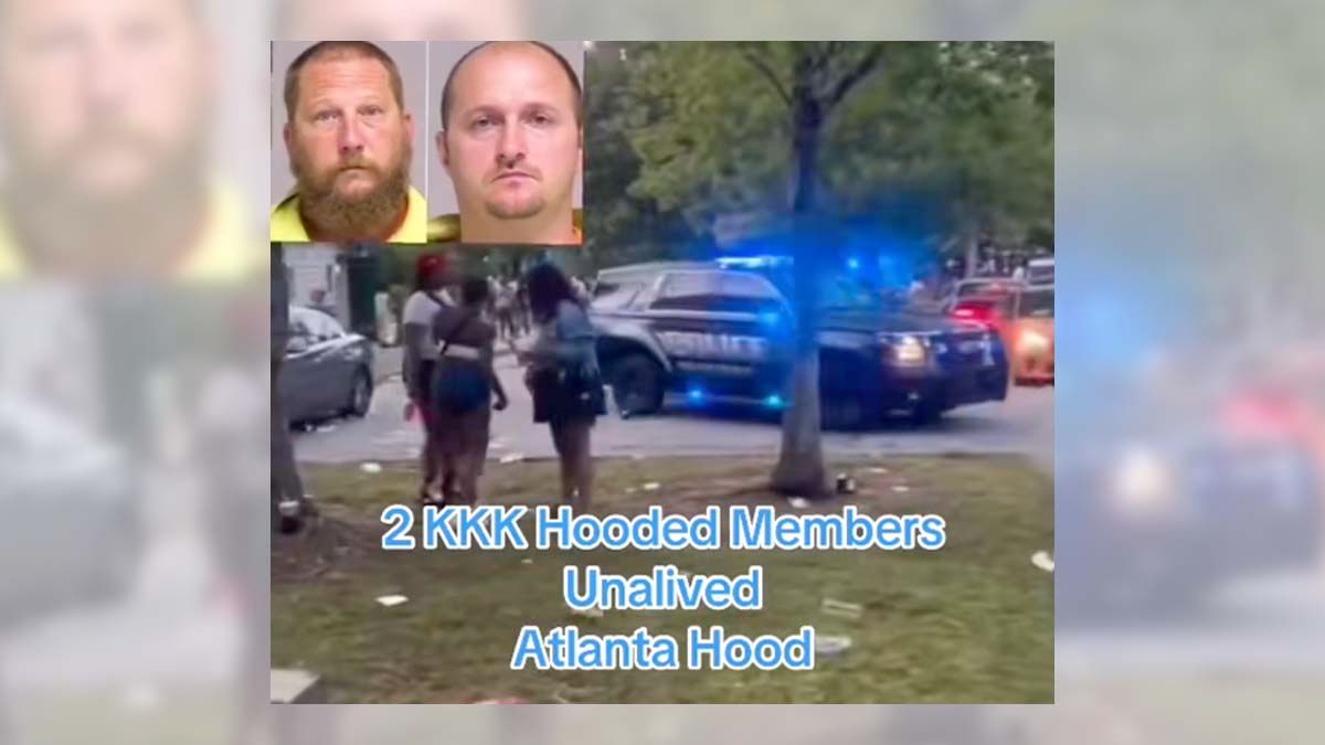 Don't fall for video allegedly showing scene of 2 hooded KKK members ...