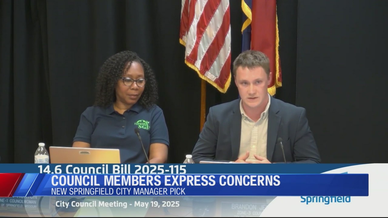 Springfield City Council hears concerns over city's pick for manager