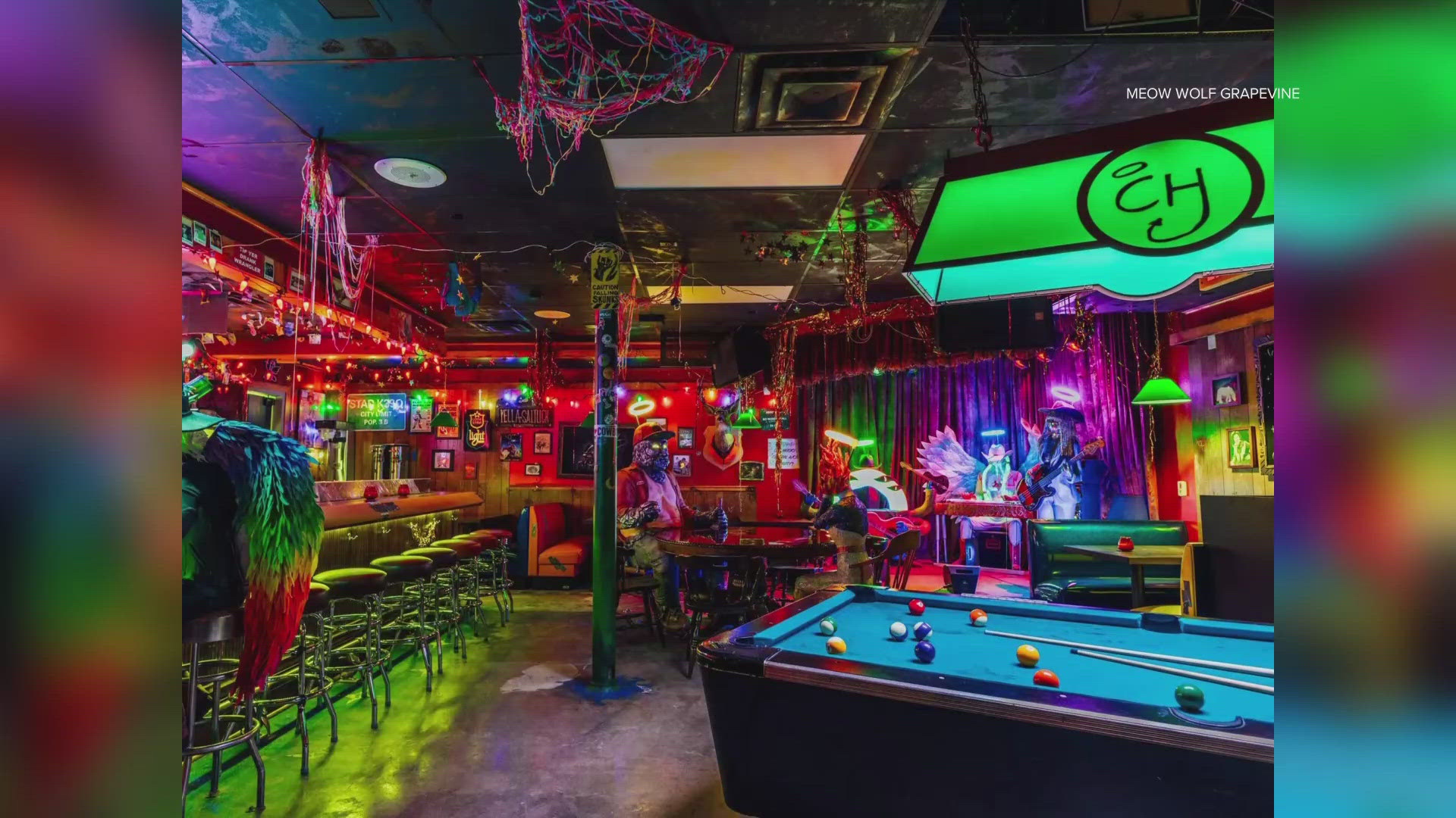 Meow Wolf Grapevine opening new multisensory experience and bar