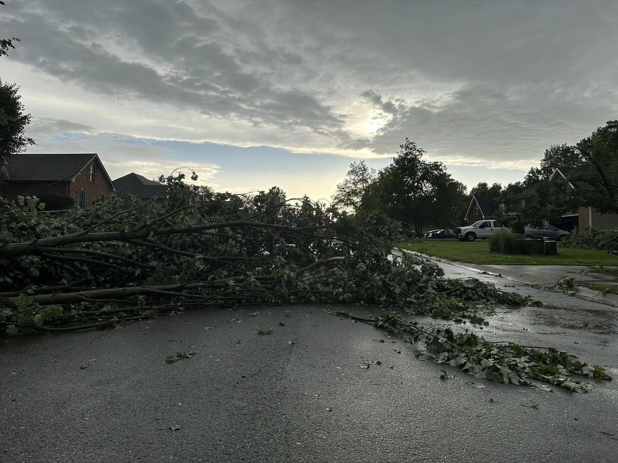 Damage reported across Middle Tennessee during severe storms Tuesday