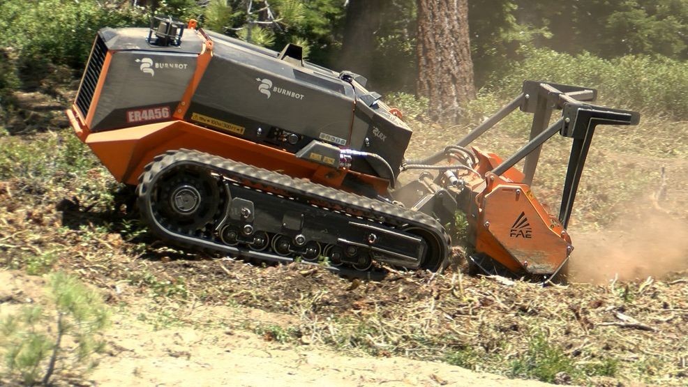 Robots clearing fuels in fire-prone Incline Village with new pilot project