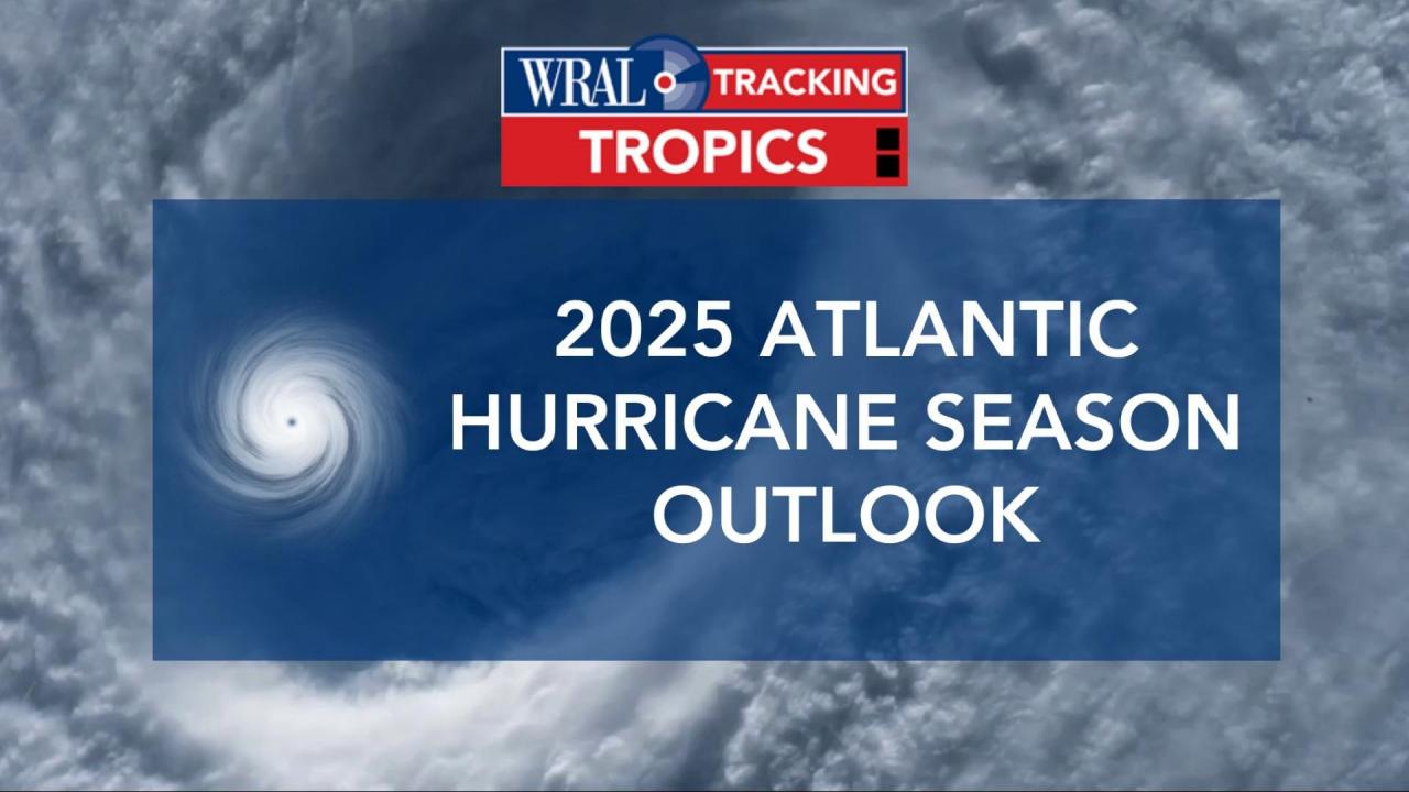 WRAL Severe Weather team forecasts "near-average" number of tropical ...
