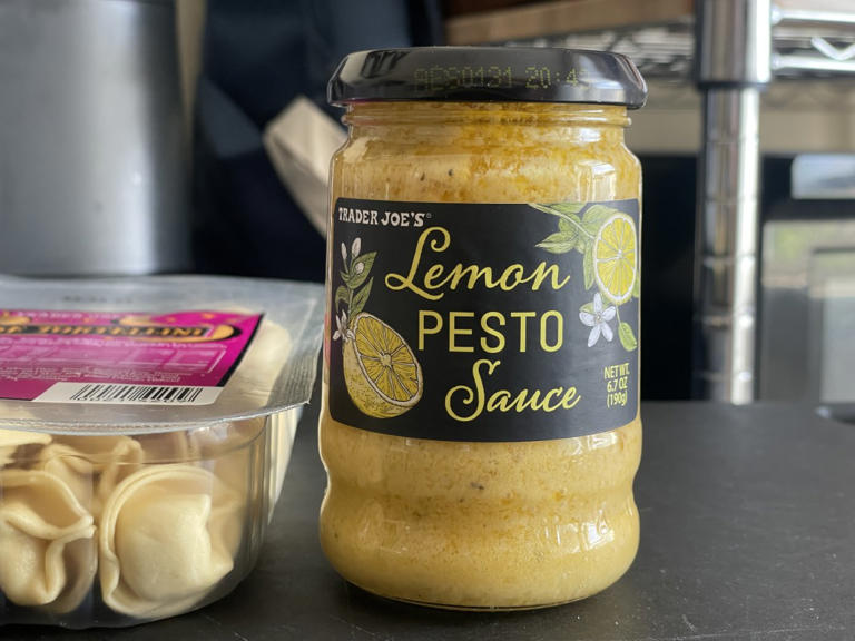 I Tried Trader Joe's $3 Lemon Pesto Sauce and It Quickly Became My New Pantry Staple