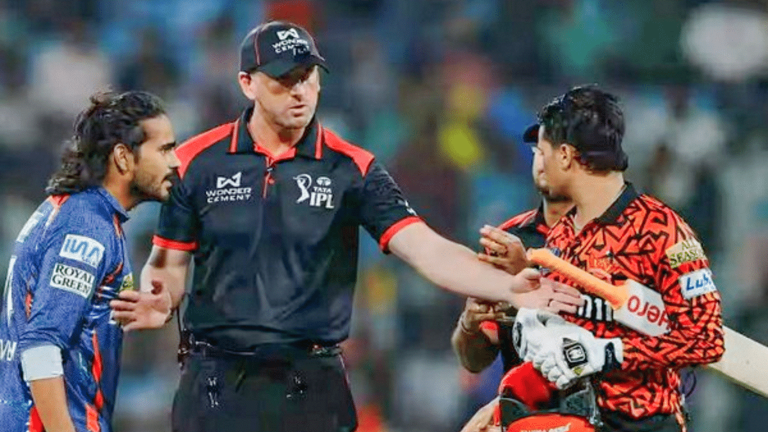 A batting blitz, ‘notebook’ & chaos. When Rathi-Abhishek on-field ...