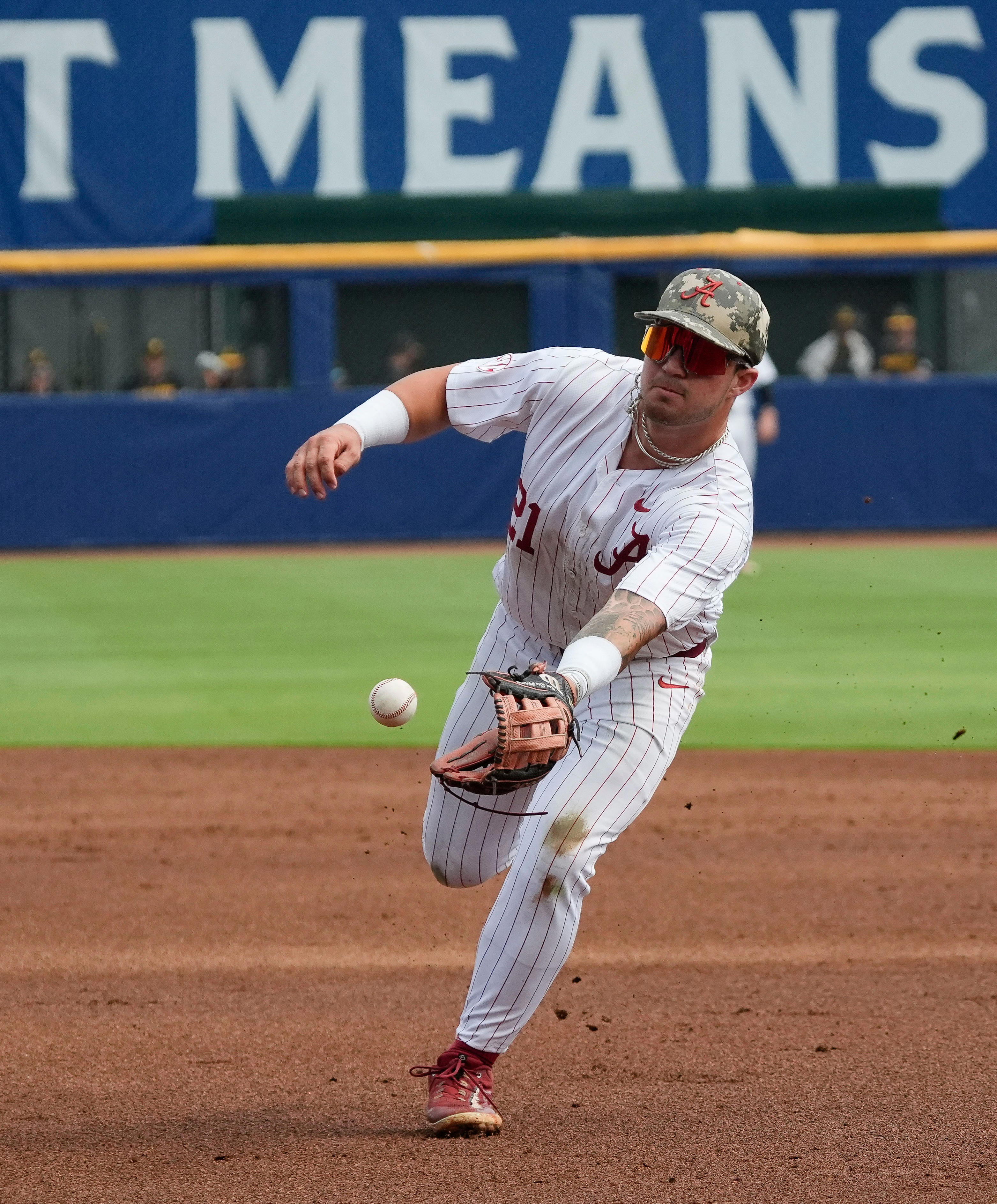 What time does Alabama baseball play elimination game in NCAA Regional?