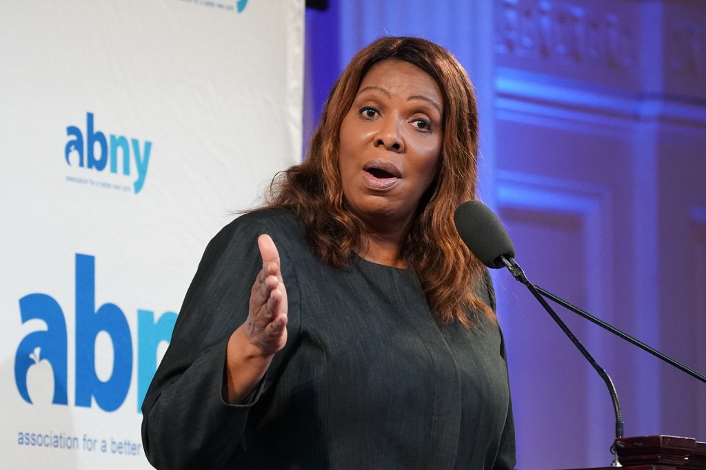 Embattled NY AG Letitia James touts Trump legal battles — while ...