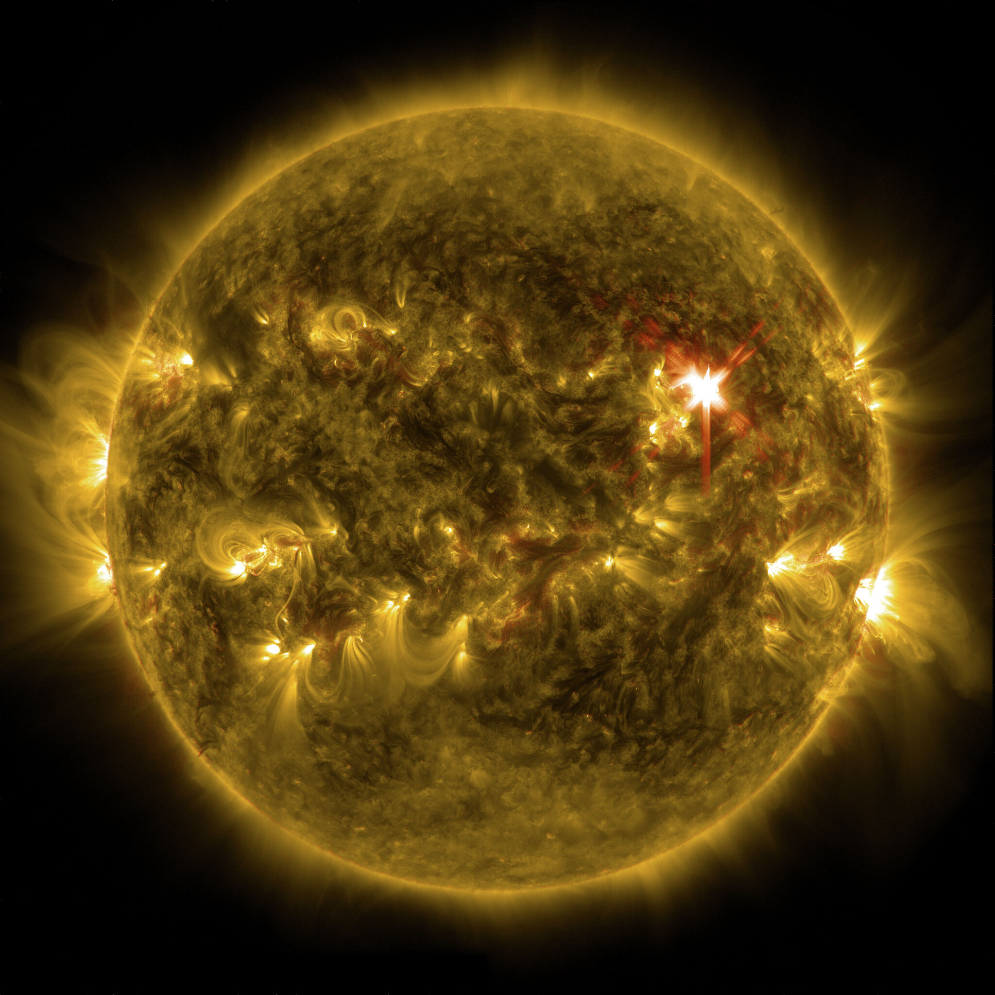A powerful solar flare burst from the sun this month. What to know ...