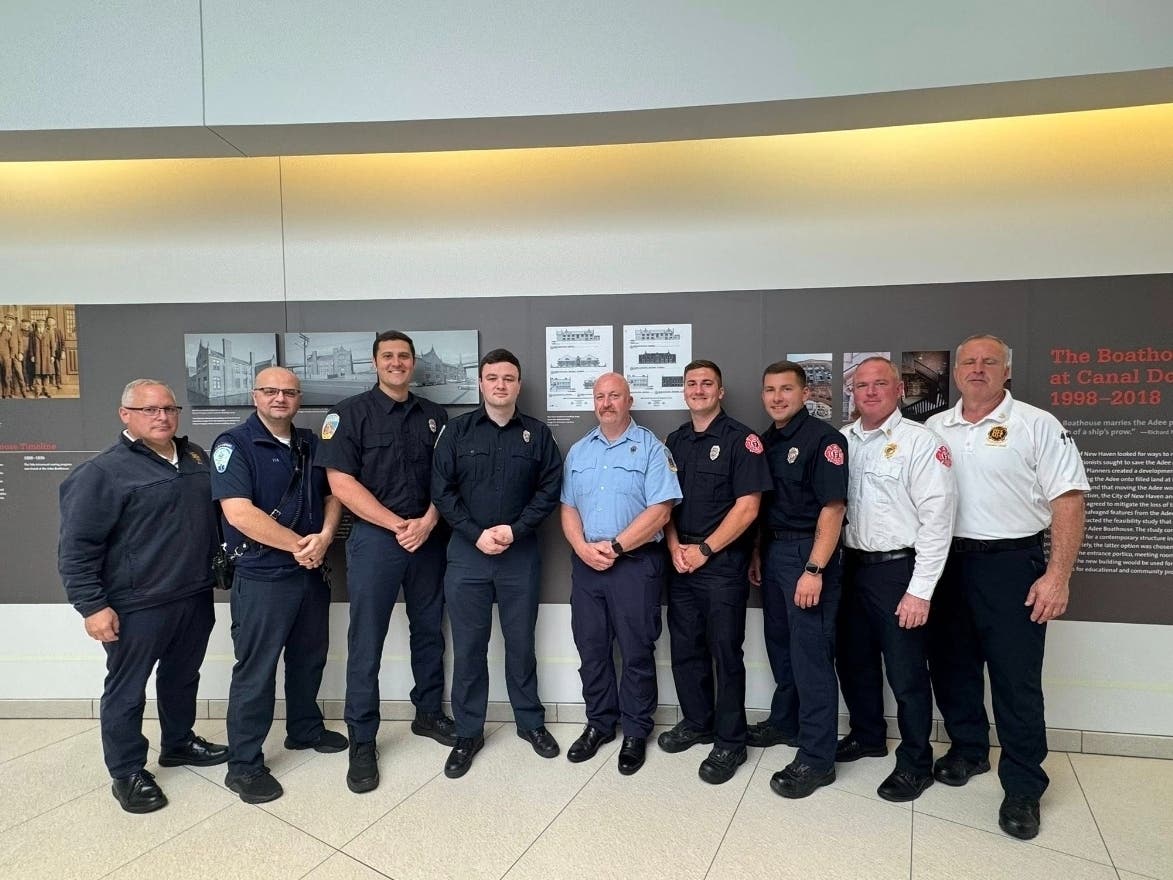 East Haven Firefighter/Paramedic Eric Hallstrom Named EMT Of The Year