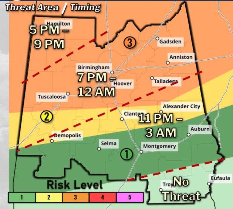 Warning system goes offline as tornados forecast to hit 6 cities